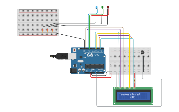 Circuit design SENSOR - Tinkercad