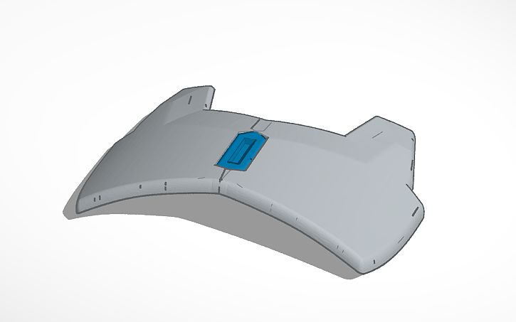 3D design Mandalorian Chestplate - Tinkercad