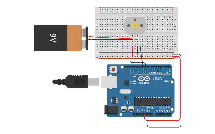 Circuit Design Dc Motor Tinkercad