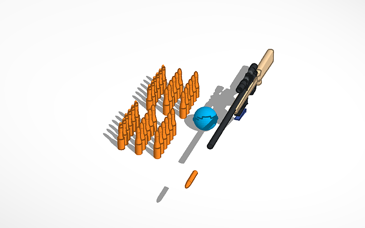 3D design Copy of Peter Penguin sniper | Tinkercad