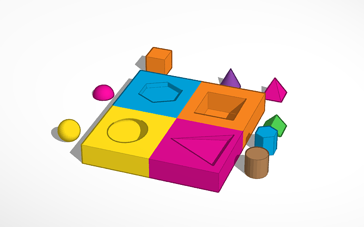 3D design Formas Geométricas Curso Impresión 3D - Tinkercad