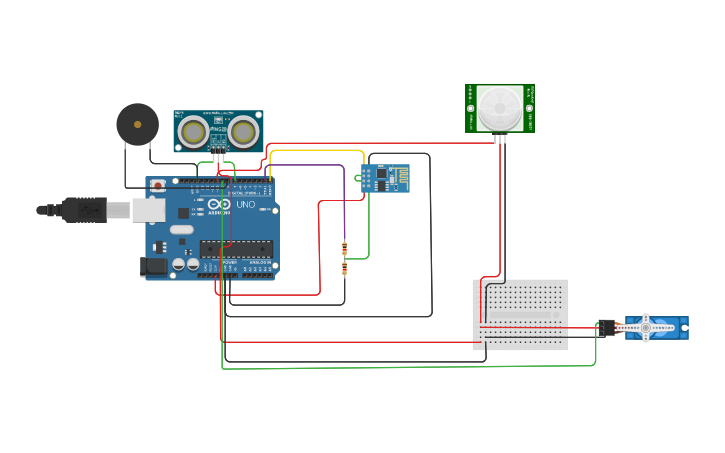 Circuit design FINAL MINI PROJECT | Tinkercad