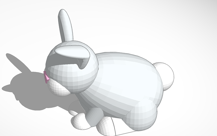 3D design Rabbit - Tinkercad