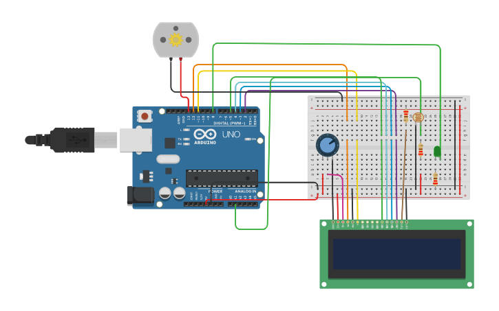 Circuit design Proyecto | Tinkercad