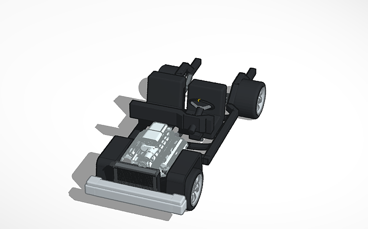 3D design chassis drag edition | Tinkercad
