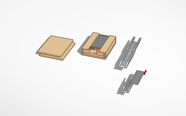 3D design Slicer box - Tinkercad
