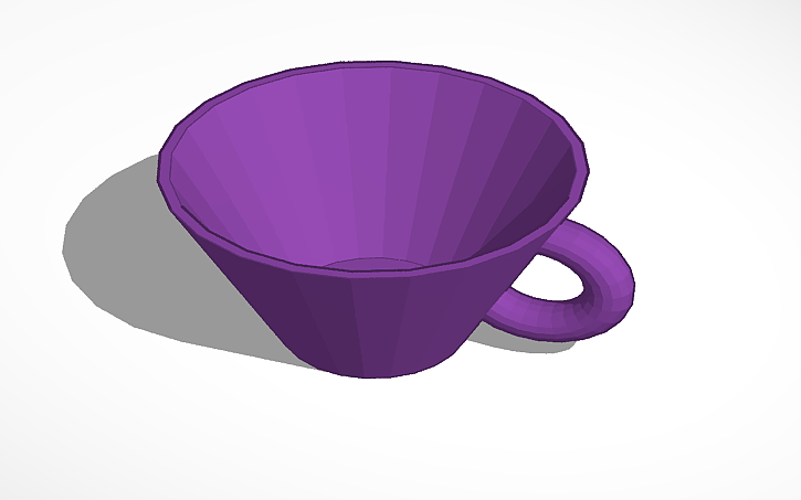 3D design tassa - Tinkercad