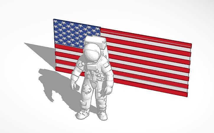3D design astronaut - Tinkercad