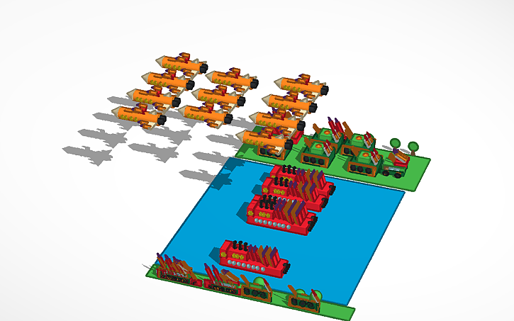 3D design army war @3 | Tinkercad