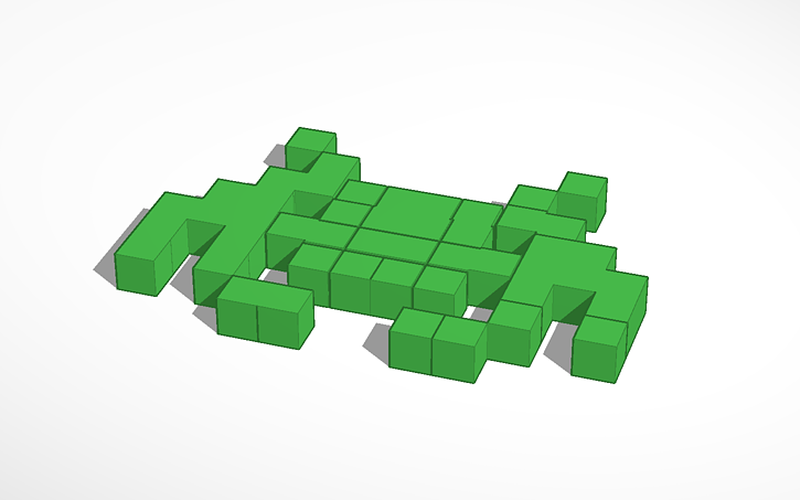 3D design Space Invaders | Tinkercad