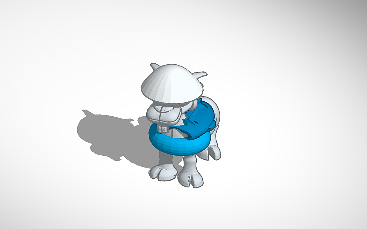 3D design goat in armor | Tinkercad