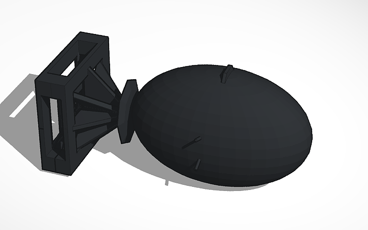3D design atomic bomb - Tinkercad
