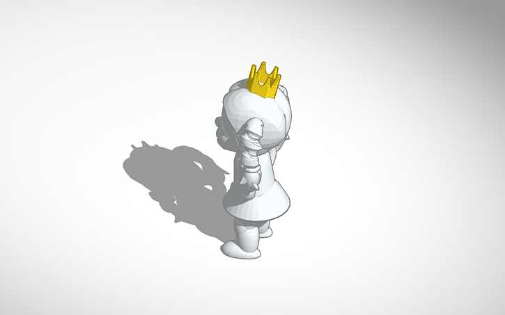 3D design Princess - Tinkercad