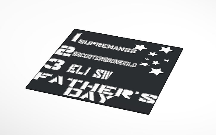 3D design Father's day Challenge! (Winners!!) | Tinkercad