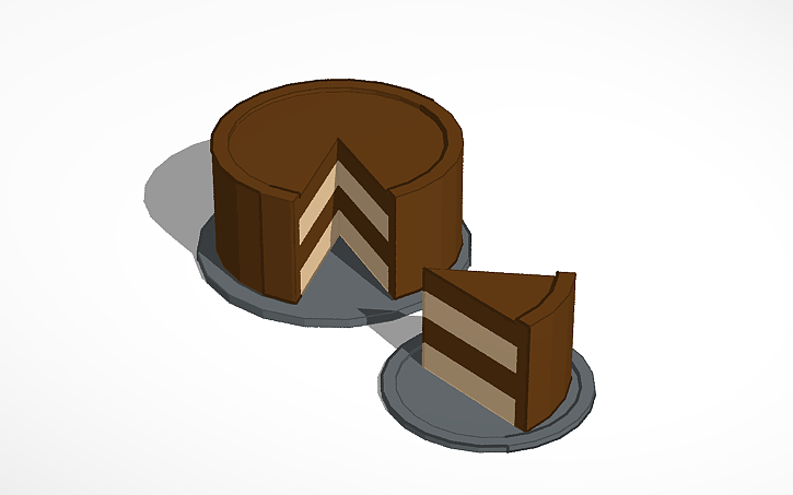 3D design Cake - Tinkercad