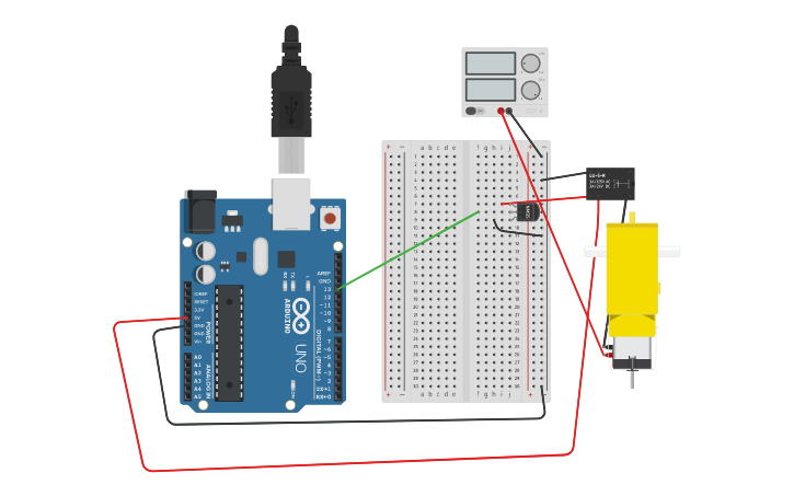 Circuit design Relay - Tinkercad Circuit design Relay - Tinkercad