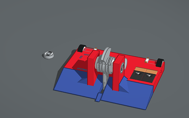 3D design ant vertical spinner 1st ever CAD-ing - Tinkercad