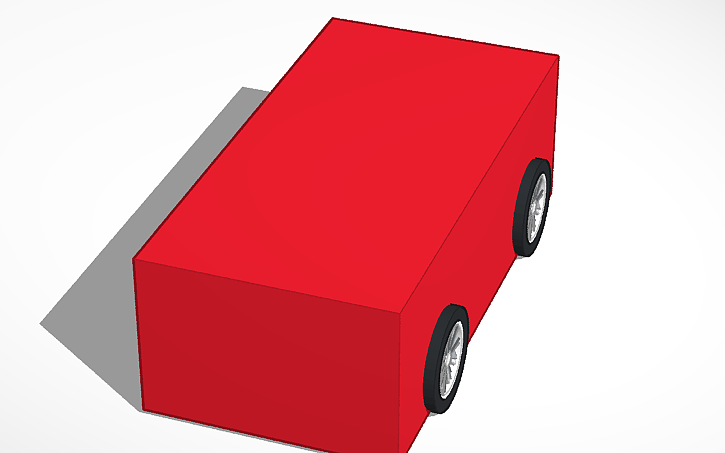 3D design Box with wheels. Make it look nice. - Tinkercad