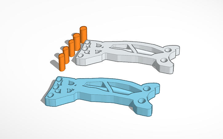 3D design leg MKIII | Tinkercad