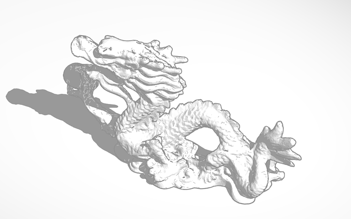 3D design DRAGON - Tinkercad