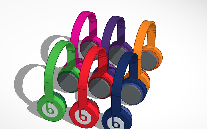 3D design beats by dr. dre | Tinkercad