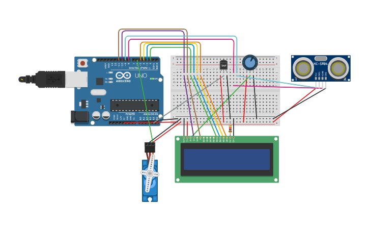 Circuit design Práctica 1- Arduino | Tinkercad