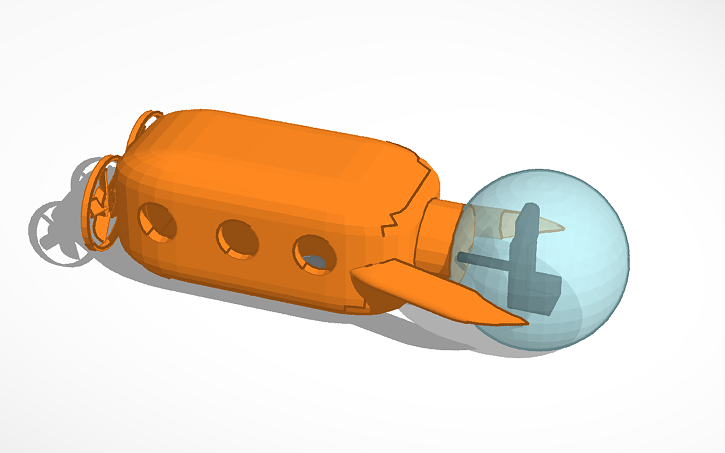 3D design Submarine | Tinkercad