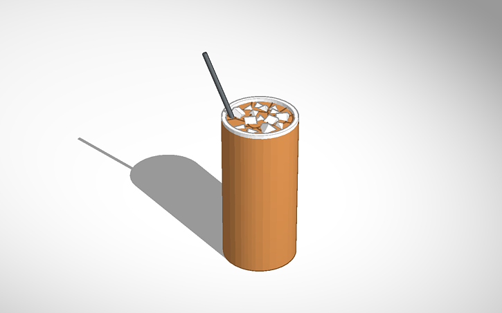 3D design Iced Tea - Tinkercad