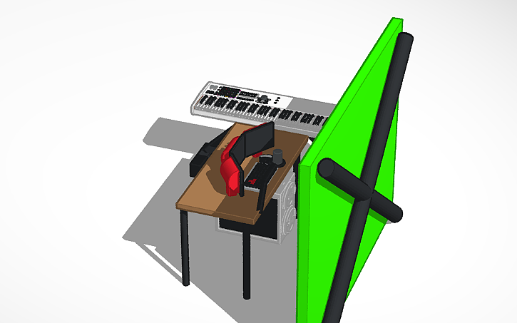 3d Design Gaming Setup Tinkercad