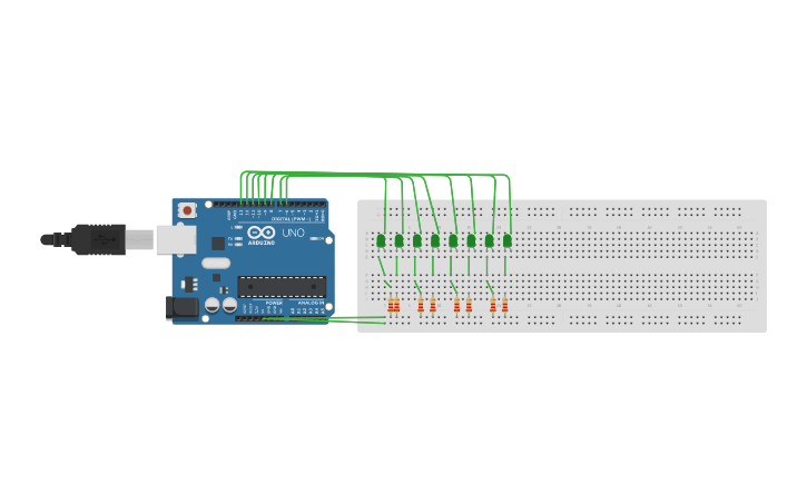 Circuit design Secuencia 6 - Tinkercad