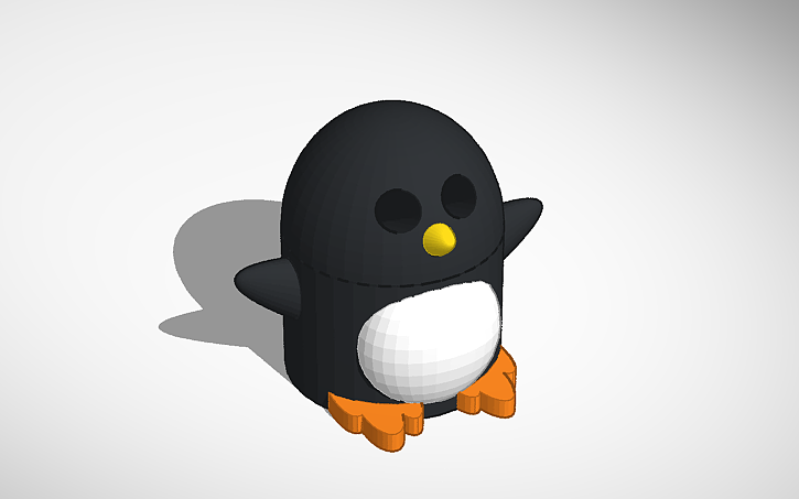 3D design Penguin - Tinkercad