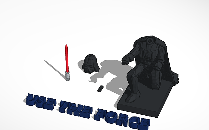 3D design Darth Vader - Tinkercad