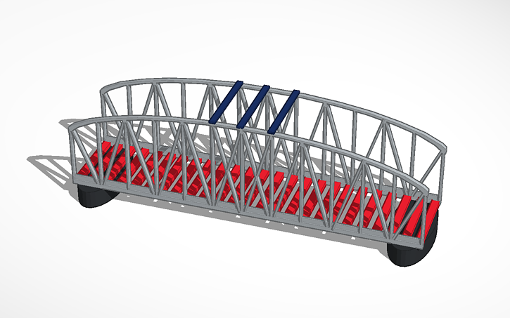 3D design Arch Bridge - Tinkercad