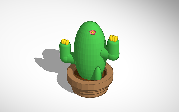 3d Design Cactus Tinkercad