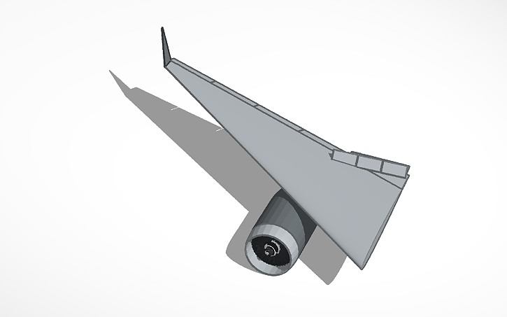 3D design Wing - Airliner - Tinkercad