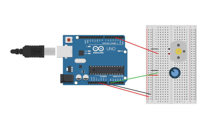 Circuit Design Moteur Dc Tinkercad