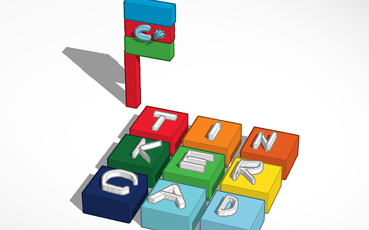 3D design Tinkercad logo | Tinkercad