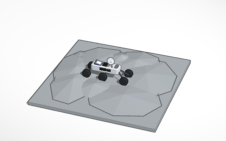 3D design Lunar Rover - Tinkercad