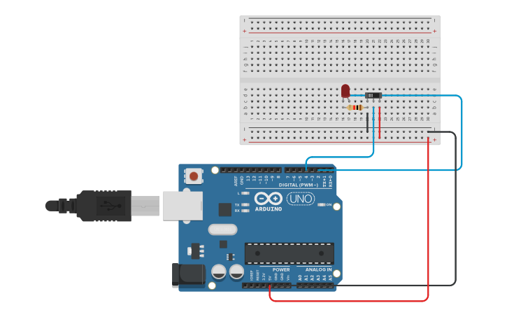 Circuit design FAIQ NURZAMAN_1906422905_ASG MECHATRONICS | Tinkercad