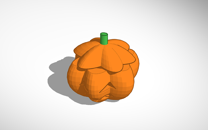 3D design Calabaza de Halloween | Tinkercad