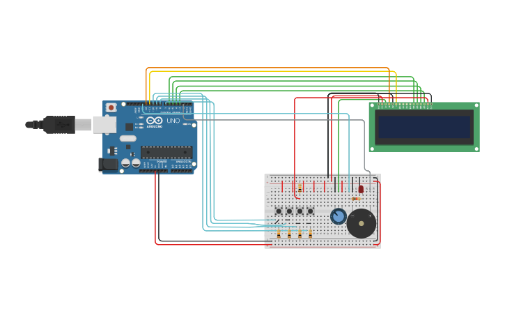 Circuit Design Arduino Clock Alarm Stopwatch Tinkercad