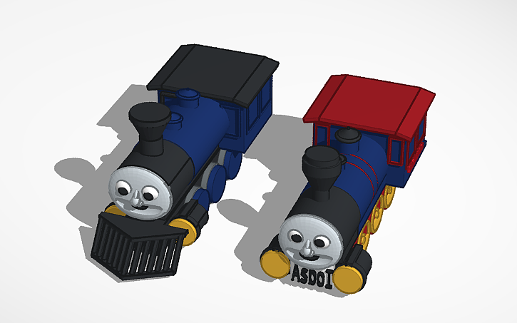 3D design Thomas the chav engine 3D model | Tinkercad