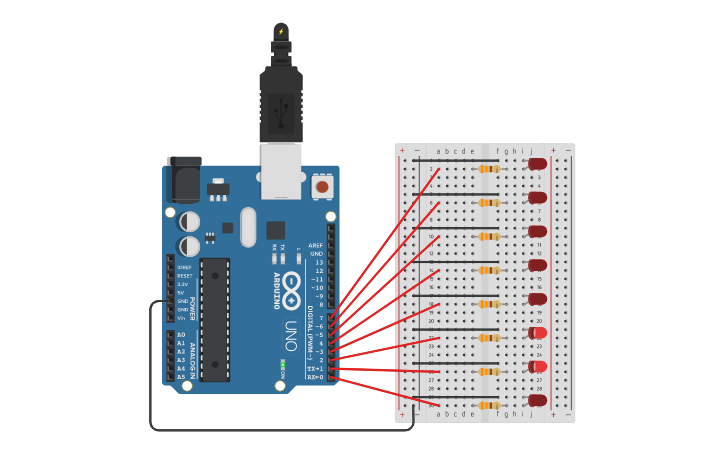 Circuit design Bitwise Operations | Tinkercad
