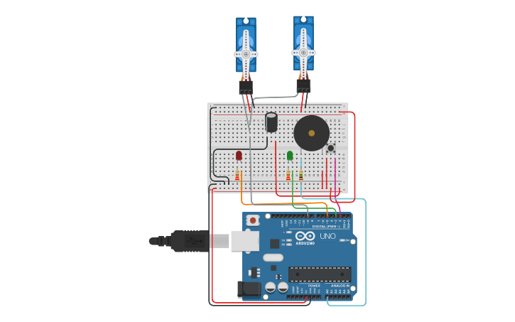 Circuit design Arduino Final Project - Tinkercad