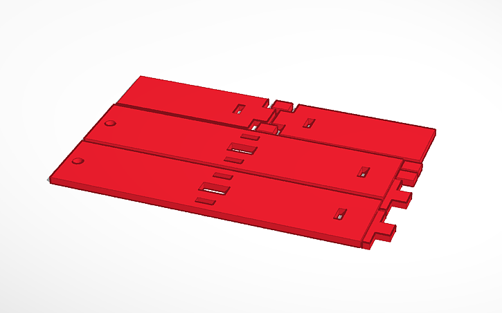 3D design v4 cardboard launcher for tiny jets | Tinkercad