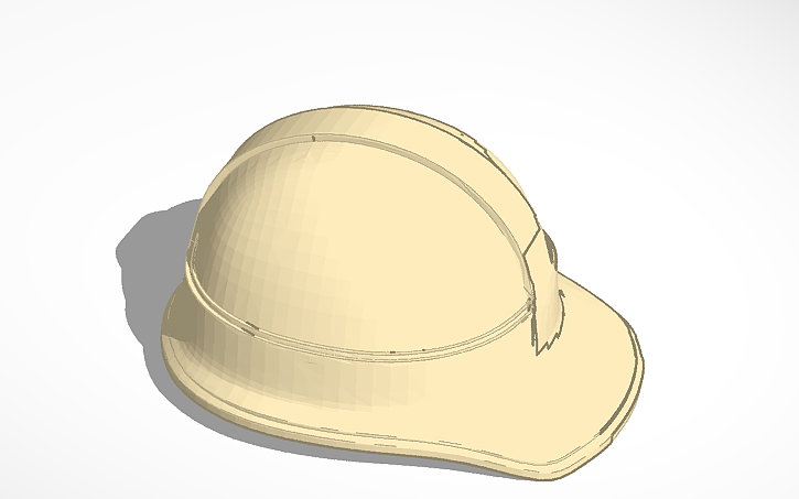 3D design Copy of Kabbyland Hard Hat - Tinkercad