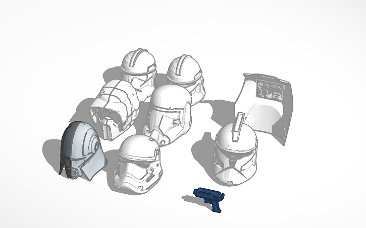 3D design Clone armor - Tinkercad