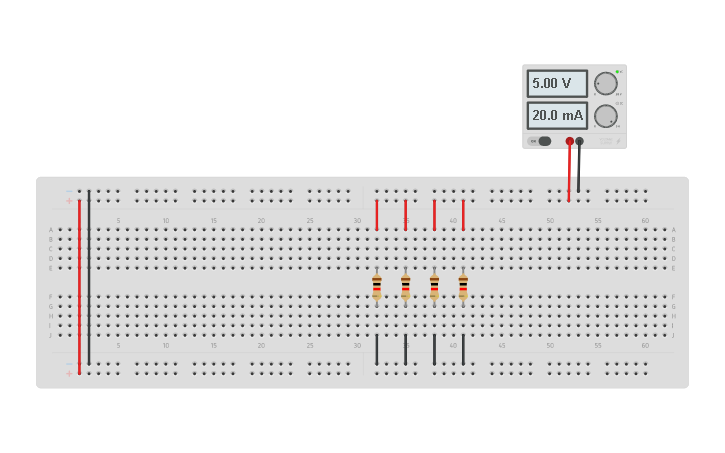 Circuit design circuito en paralelo | Tinkercad