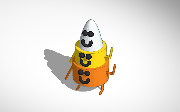 3D design Adventure Time Candy Corn | Tinkercad