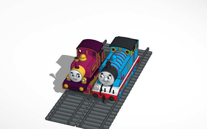 3D design Thomas and Lady - Tinkercad